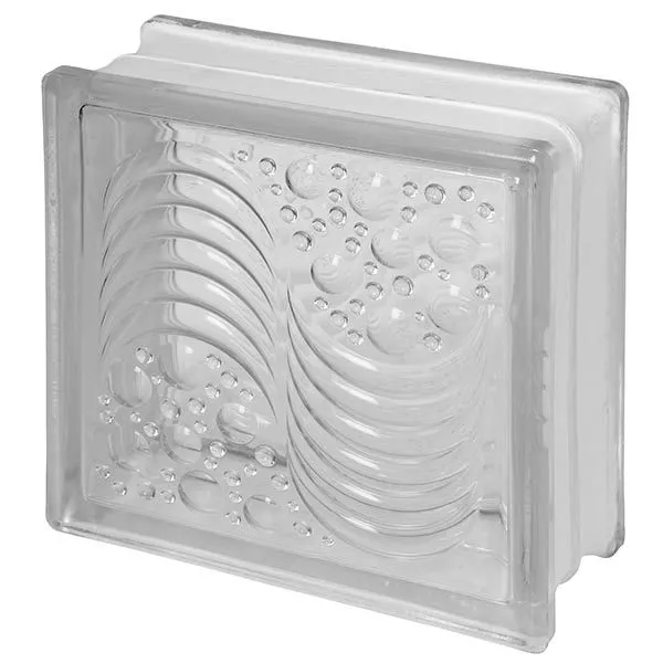 Glass Brick Ocean Wave - Home and Hardware depot
