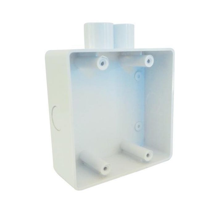 Flush Wall Box 100X100X36Mm Pvc With Spout (Fb4X4Sp) - Home and ...