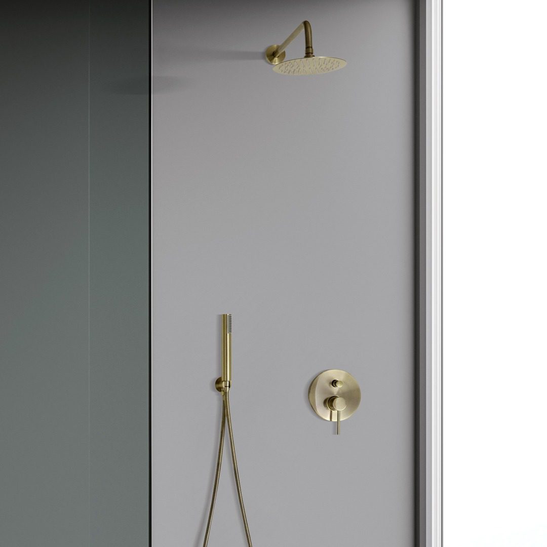 Stylet Gold Bath & Shower Undertile Diverter Mixer - Home and Hardware ...