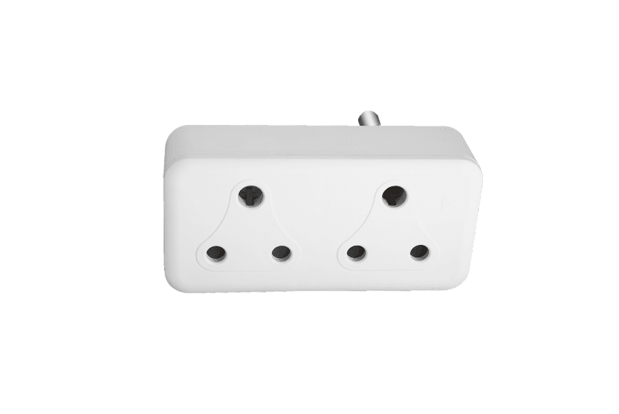 SR Electrical 2x16A Adaptor - Home and Hardware depot