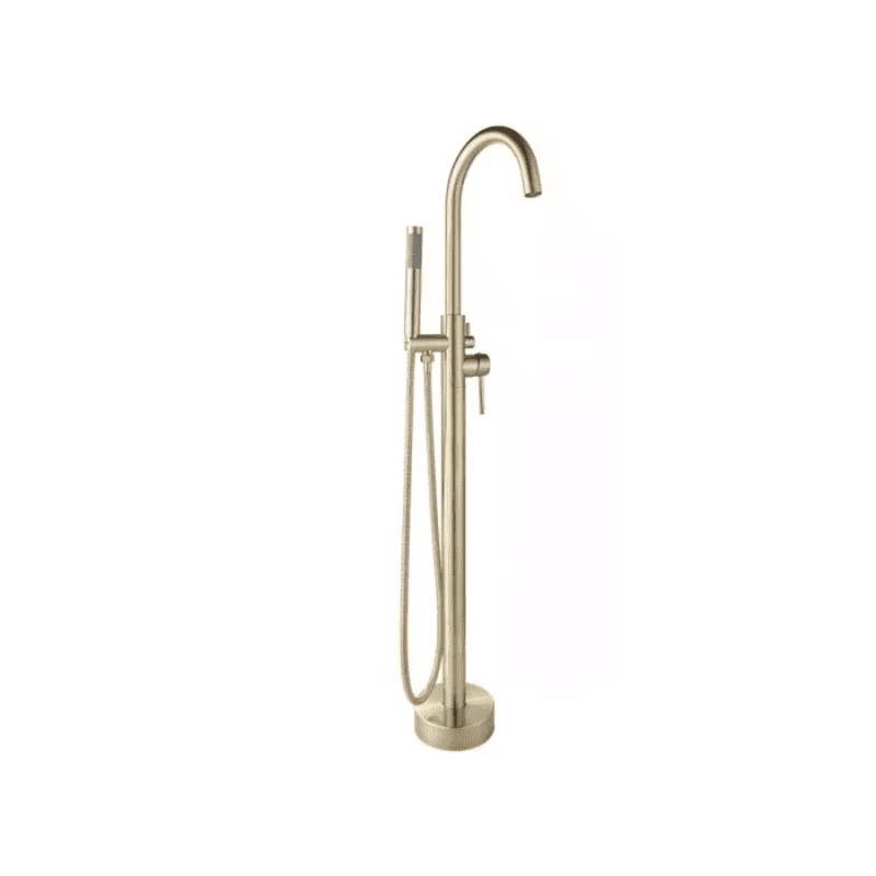 Bijiou Stylet Gold Freestanding Bath Mixer - Home and Hardware depot