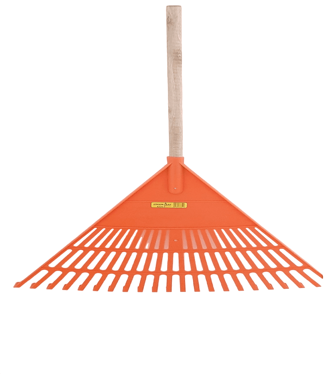 Rake Plastic Big Orange + Handle (Rak006) - Home and Hardware depot