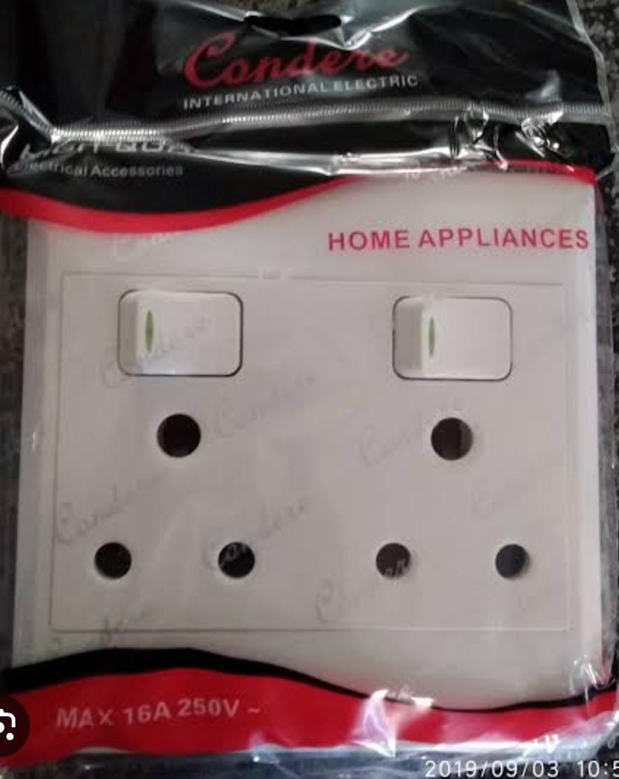 Double Wall Socket 4X4 Condere - Home and Hardware depot